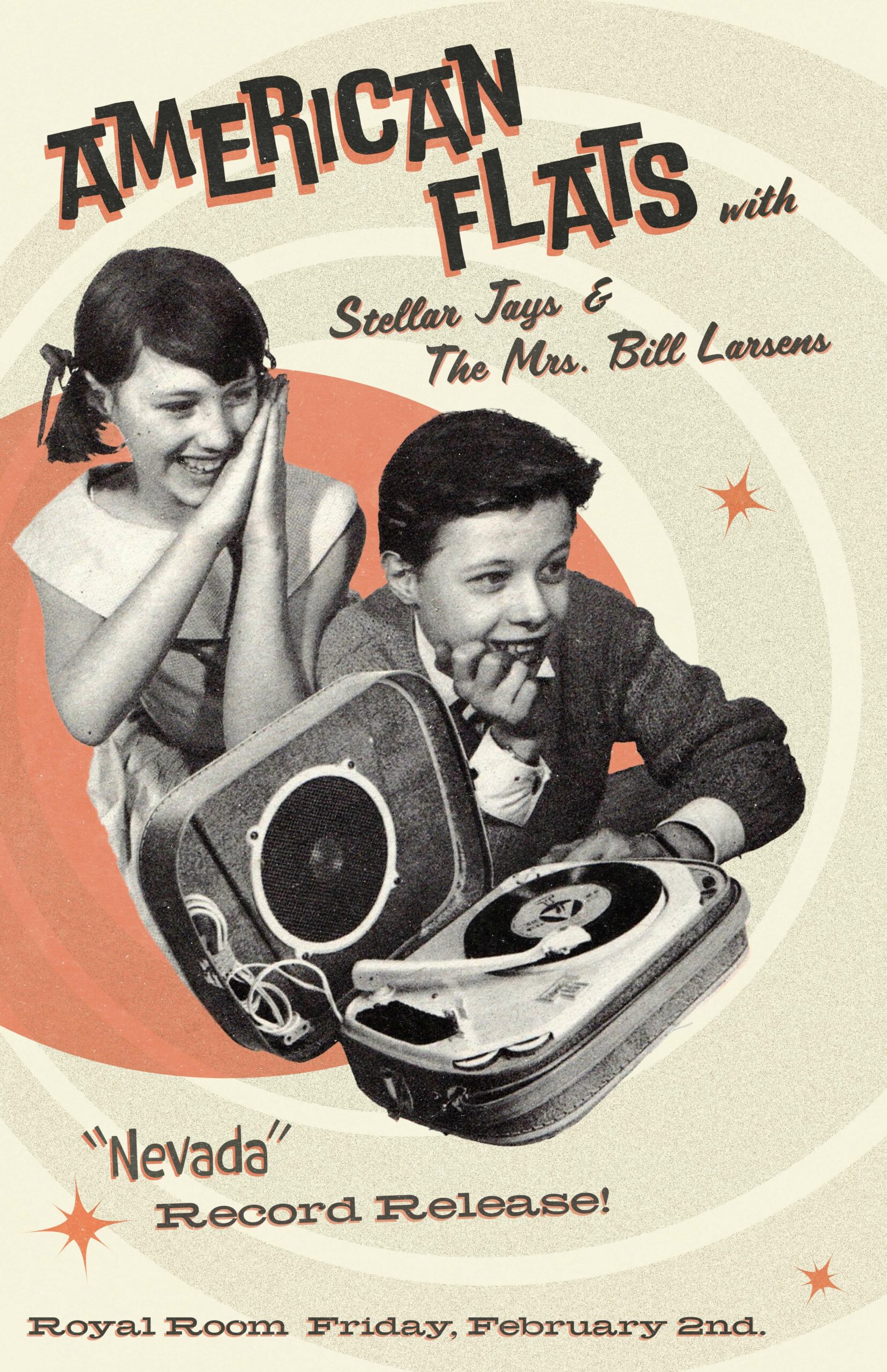 American Flats Album Release//Stellar Jays//The Mrs Bill Larsens – The ...